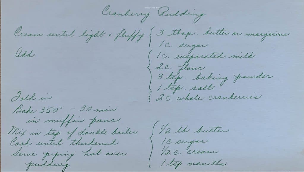 Cranberry Pudding With Butter Sauce - A Tasty British Dessert - Flour Child