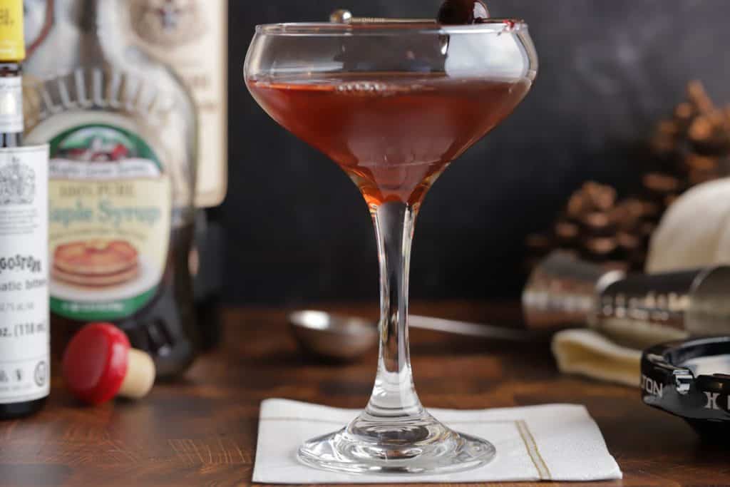How to Make the Perfect Maple Manhattan Cocktail - Flour Child
