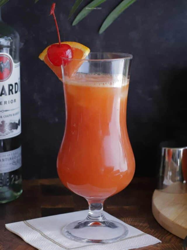 Easy Zombie Tiki Cocktail Recipe - Flour Child