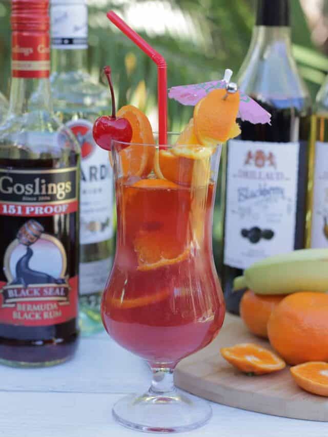 Easy Hurricane Cocktail Recipe - Flour Child