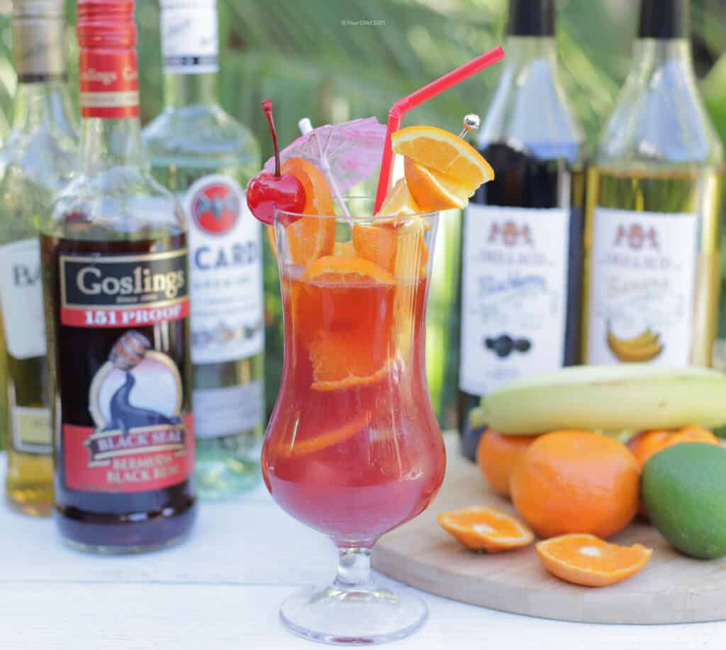 The Tasty Rum Runner Cocktail - Flour Child